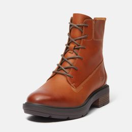 Timberland Damen Schn&uuml;rboots "BRIMFIELDMID LACE UP BOOT", Gr. 38,5, braun, Leder, Schuhe, Winterstiefel, Schn&uuml;rstiefel, Winterschuhe