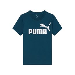 PUMA Shirt 'ESS No. 1' boy size 176 Petrol / White