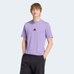 Herren T-Shirt "M SL SJ T", lila, Gr. XXXL, adidas Sportswear, Obermaterial: 100% Baumwolle, Shirts, sportliches Kurzarmshirt, mit Rundhalsausschnitt