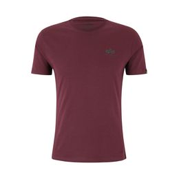 Alpha Industries Shirt male size 4XL Anthracite / Wine red