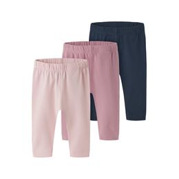 name it Leggings Gr&ouml;&szlig;e 50 dunkelblau / lila / pastelllila