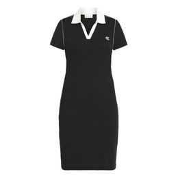 Calvin Klein Jeans Kleid Damen Gr&ouml;&szlig;e 34 schwarz / wei&szlig; Sommerkleid