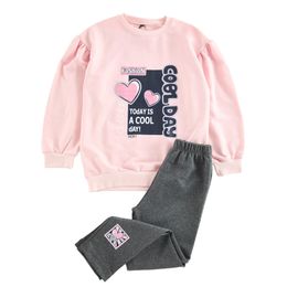 Trendyol Set M&auml;dchen Gr&ouml;&szlig;e 116/122 dunkelblau / dunkelgrau / rosa / wei&szlig;