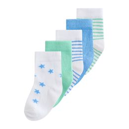 next Socken Jungen Gr&ouml;&szlig;e 1/2 yrs azur / mint / wei&szlig;