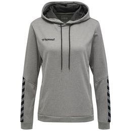 Hummel Sportsweatshirt Damen Gr&ouml;&szlig;e S graumeliert / schwarz