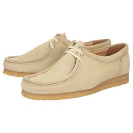 Sioux Herren Schn&uuml;rschuh "Tils grashopper 001", Gr. 42, beige, Obermaterial: 100% Kalbsveloursleder CAVL. 100% Naturkautschuk NaRubber., Schuhe