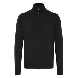 !Solid SOLID Herren Strickjacke "Strickjacke SDAkalas", schwarz, Gr. XL, Obermaterial: 70% Baumwolle CO recyc.. 30% Polyester Pol. recyc.., Strickjacken