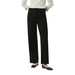 comma, COMMA Damen Marlene-Hose, schwarz, Gr. 36, unifarben, Web, Obermaterial: 48% Polyamid, 42% Viskose, 10% Elasthan, Hosen, mit Taschen