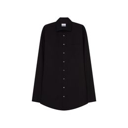 Seidensticker Button Up Shirt male size XXXL/4XL Black