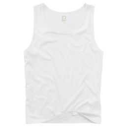 Brandit Herren Shirttop "Brandit Herren Tank Top", wei&szlig;, Gr. XXL, unifarben, 100% Baumwolle, Shirts