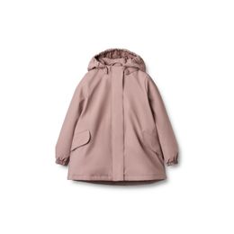 Wheat M&auml;dchen Allwetterjacke "Wheat Thermo Rain Jacket Rika", rosa, Gr. 104, unifarben, 100% Polyester, Jacken, reflektierend