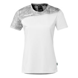 Kempa Damen Trainingsshirt "Trainings-T-Shirt Athletics 29 Women", wei&szlig;, Gr. S, Obermaterial: 100% Polyester Pol. recyc.., Shirts