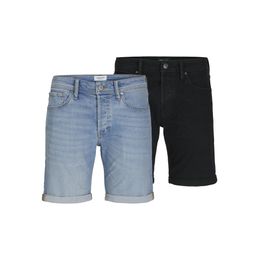 Jack & Jones Jack & Jones Jeansshorts Herren Gr&ouml;&szlig;e 34 blau / schwarz