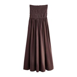 next Kleid Damen Gr&ouml;&szlig;e 44 schoko Sommerkleid