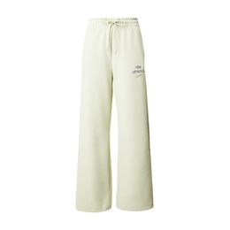 Nike Sportswear Hose 'PHNX FLC' Damen Gr&ouml;&szlig;e 38 tanne / pastellgr&uuml;n / wei&szlig;