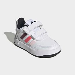 M&auml;dchen Sneaker "TENSAUR SPORT 3.0 F&Uuml;R BABYS UND KLEINKINDER", adidas Sportswear, Gr. 24, wei&szlig;, Synthetik, Textil, Schuhe, f&uuml;r Kinder, mit