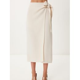 Happiness İstanbul Skirt female size 40 Cream