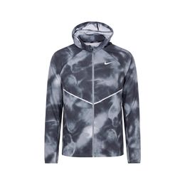 Nike Sportjacke 'Miler' Herren Gr&ouml;&szlig;e XL hellgrau / dunkelgrau / schwarz