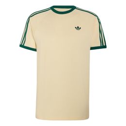 adidas originals Shirt '3-Stripes' male size XL Cream / Green
