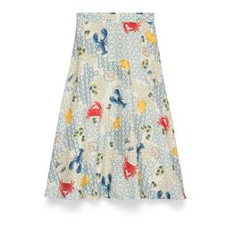 V&eacute;ro Moda Vero Moda Rock 'VMVALENTINA' Damen Gr&ouml;&szlig;e 40 blau / gelb / grau / dunkelrot