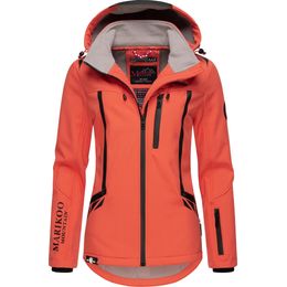 Marikoo Winter Jacket female size L Grey / Coral / Black
