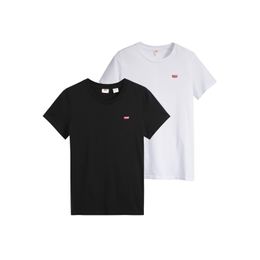 Levi's LEVI'S Damen T-Shirt "T-Shirt Perfect Tee 2er Pack", bunt, Gr. S, Obermaterial: 100% Baumwolle CO., Shirts