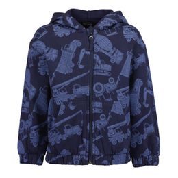 Blue Seven Jungen Sweatjacke "Sweatjacke", blau, Gr. 128, 100% Baumwolle, Sweatjacken