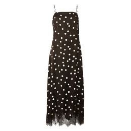 Msch Copenhagen Kleid 'Jionna Irida' Damen Gr&ouml;&szlig;e 34 hellbeige / dunkelbraun Sommerkleid