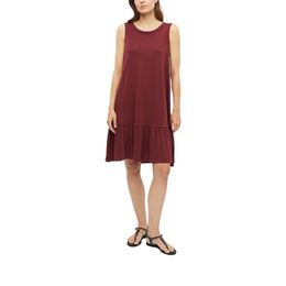 s.Oliver Damen Maxikleid, rot, Gr. 40, gemustert, Web, Obermaterial: 50% Baumwolle, 50% Modal, Kleider, Sommerkleid in Allover-Optik