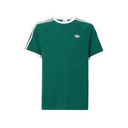 adidas originals T-Shirt '3-Stripes' Herren Gr&ouml;&szlig;e XS dunkelgr&uuml;n / wei&szlig;
