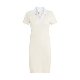 Calvin Klein Jeans Kleid Damen Gr&ouml;&szlig;e 34/36 greige / wollwei&szlig; Sommerkleid