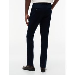 Tommy Hilfiger Herren Chinohose "DENTON OPEN STRUCTURE", blau, Gr. 34, Twill, Obermaterial: 98% Baumwolle, 2% Elasthan, Hosen, mit Struktur