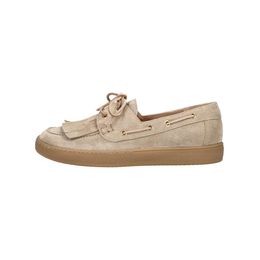 Paul Green Damen Schn&uuml;rschuh "Paul Green Halbschuhe Veloursleder", Gr. 42,5beige, Veloursleder, Schuhe