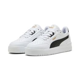 Puma M&auml;dchen Sneaker "SHUFFLE DOWNTOWN LO JR", Gr. 38,5, schwarz-wei&szlig;, Synthetik, Schuhe, f&uuml;r sportliche und l&auml;ssige Looks, mit Schn&uuml;rverschluss