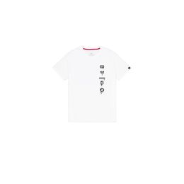 Alpha Industries Shirt 'Freedom' male size L Black / White