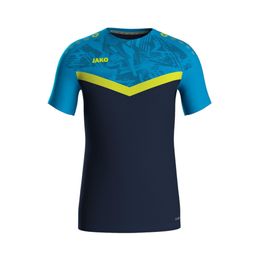 Jako Performance Shirt male size L Navy / Azure / Limone / Petrol