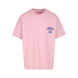 Another Cotton Lab T-Shirt 'Bagel Society' Herren Gr&ouml;&szlig;e XS blau / pink
