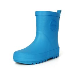 Druppies M&auml;dchen Gummistiefel "Adventure Regenstiefel", Gr. 33, blau, Obermaterial: 100% Naturkautschuk NaRubber., Schuhe