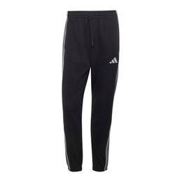 adidas Sportswear Sporthose 'Seasonal Essentials Colorblock French Terry Cuffed' Herren Gr&ouml;&szlig;e S grau / schwarz / wei&szlig;
