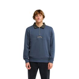 Billabong Herren Sweatshirt "Winton Half", blau, Gr. M, Obermaterial: 55% Baumwolle, 25% Baumwolle, 20% Polyester., Sweatshirts