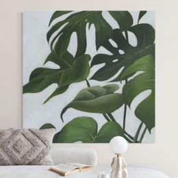 Bilderwelten Akustikbild Lieblingspflanzen - Monstera