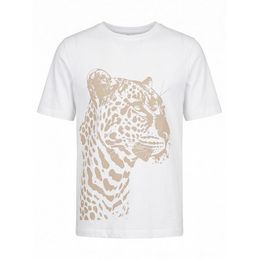 Peter Hahn - T-Shirt mit Rundhals-Ausschnitt, weiss, Gr. 46 / L - Baumwolle