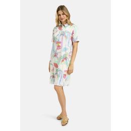 Milano Italy Damen Sommerkleid, bunt, Gr. 40, bedruckt, gemustert, Web, Material: 100% Baumwolle, Kleider, mit Taschen