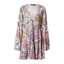 Nasty Gal Kleid Damen Gr&ouml;&szlig;e 36 oliv / flieder / schwarz / wei&szlig; Sommerkleid