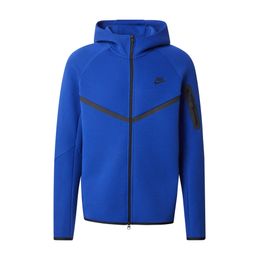 Nike Sportswear Zip-Up Hoodie 'Tech Fleece' male size XS Blue / Black