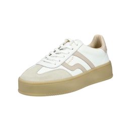 Gant Sneaker Damen Gr&ouml;&szlig;e 36 greige / wei&szlig; Sommerschuhe