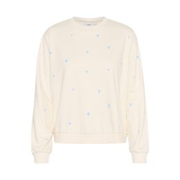 Saint Tropez Sweatshirt 'Dagna' Damen Gr&ouml;&szlig;e M hellblau / eierschale