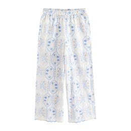 next Pants female size 40 Beige / Cream / Blue