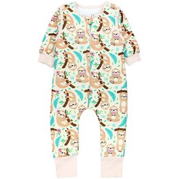 TUPTAM Babyschlafsack "Schlafsack mit F&uuml;&szlig;en Babyschlafs&auml;cke mit Beinen und &Auml;rmel", L: 86cm, braun, Schlafs&auml;cke