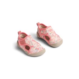 Wheat M&auml;dchen Sandale "Wheat Beach Shoe Swirl", Gr. 28, rosa, Synthetik, Schuhe